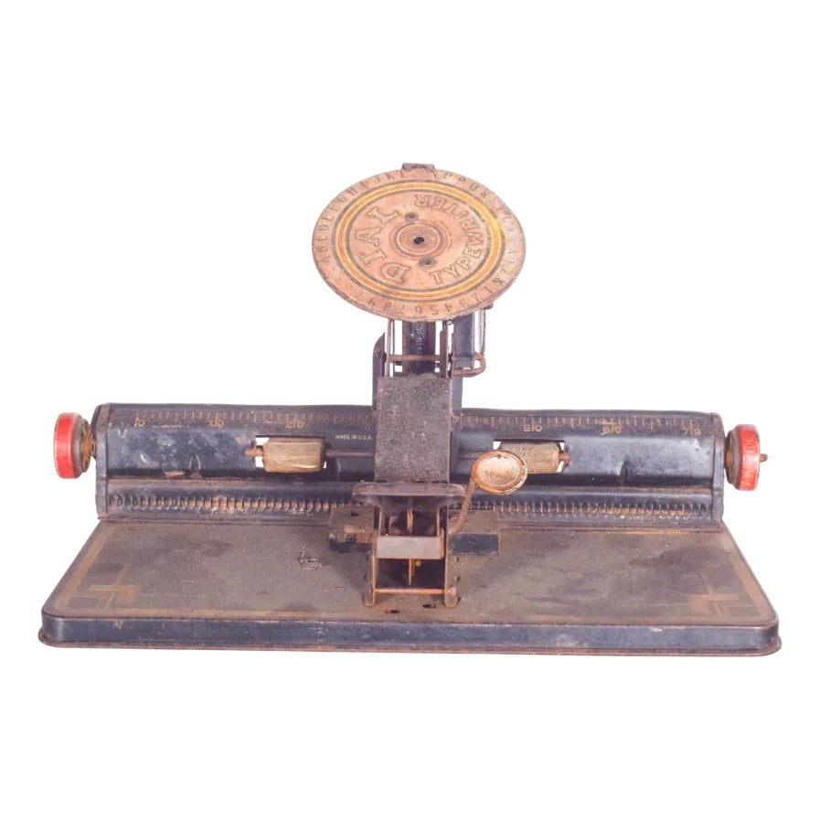 The Toy Typewriter Dial Typewriter by Louis Marx and Company, 1920s ...
