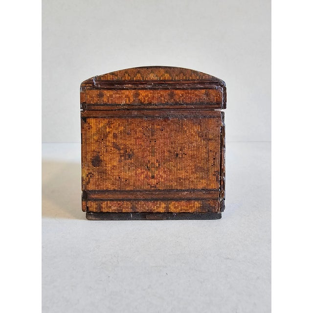 19th Century Scarce Mosaic Intarsia Marquetry Inlaid Decorative Table ...