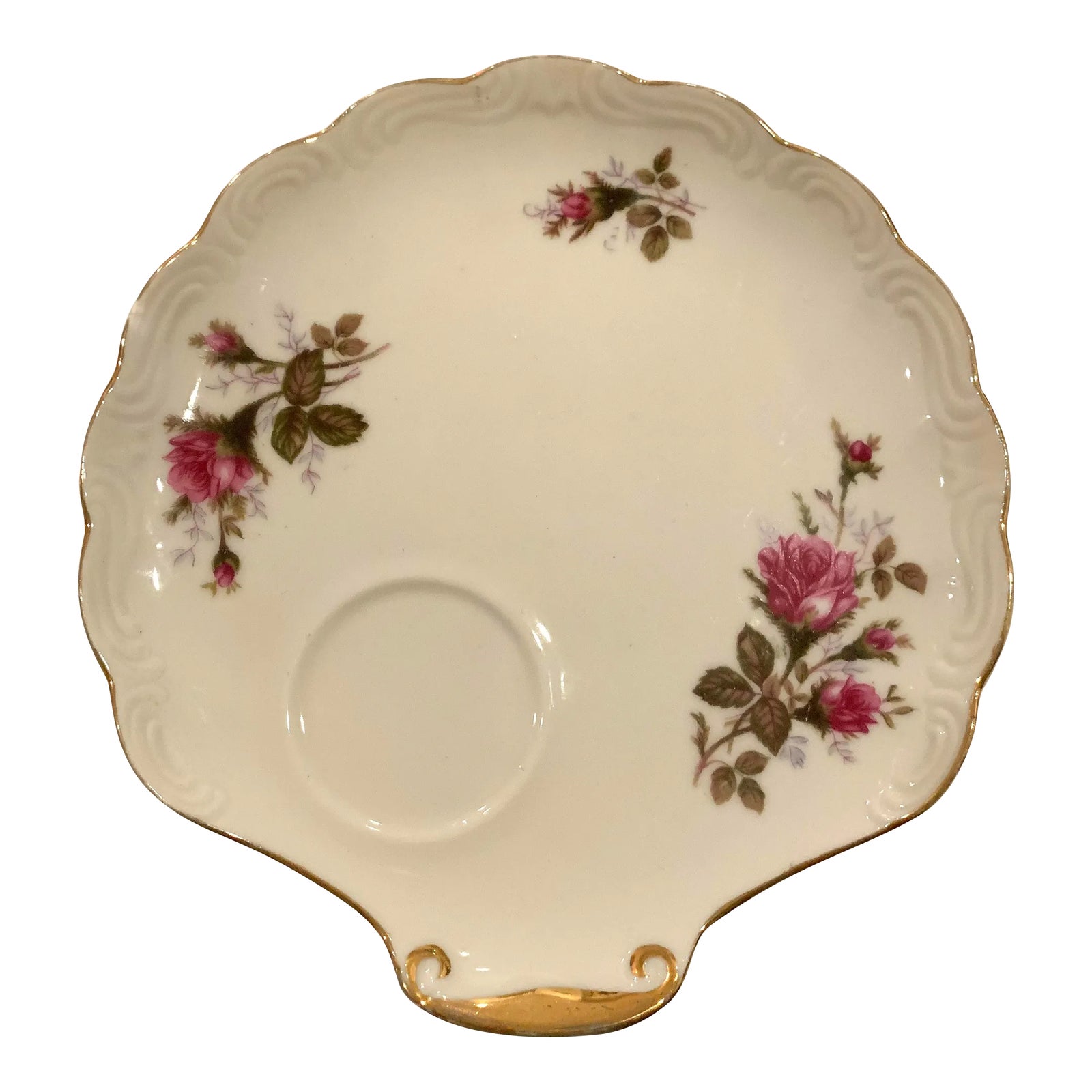 Antique Porcelain Tasting Plates - Set of 6 | Chairish