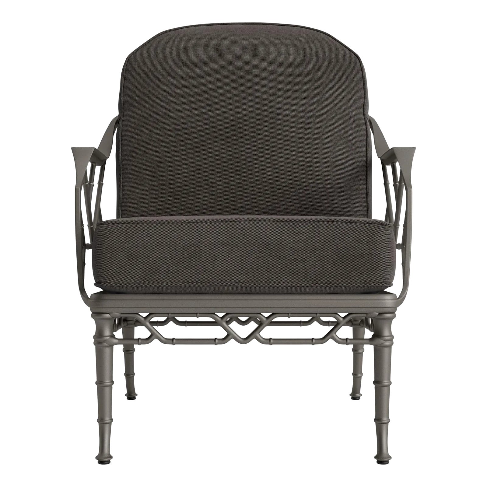 Brown Jordan Calcutta Lounge Chair, Mica frame with Fusion Charcoal ...