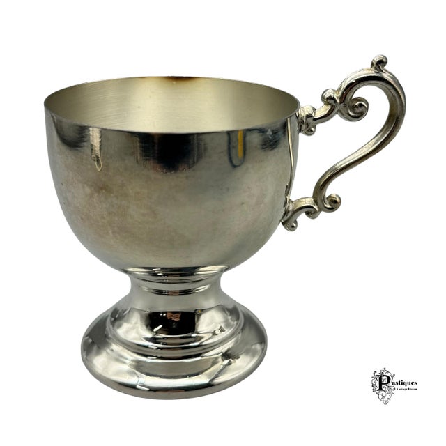 Vintage Mid Century Goldfeder Silver Company Silver Plate Punch Mugs ...
