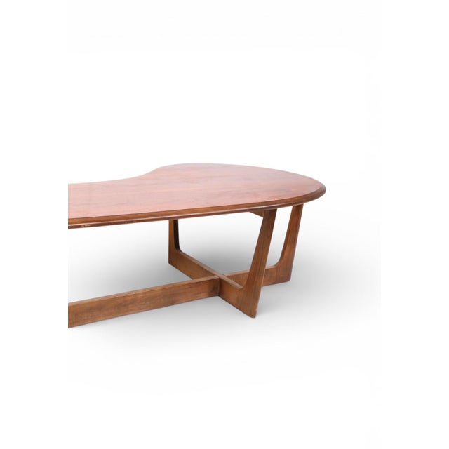 Mid Century Amoeba Form Coffee Table | Chairish