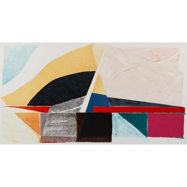 Susan Crile Expansion 1981 Modern Abstract Signed Lithograph | Chairish