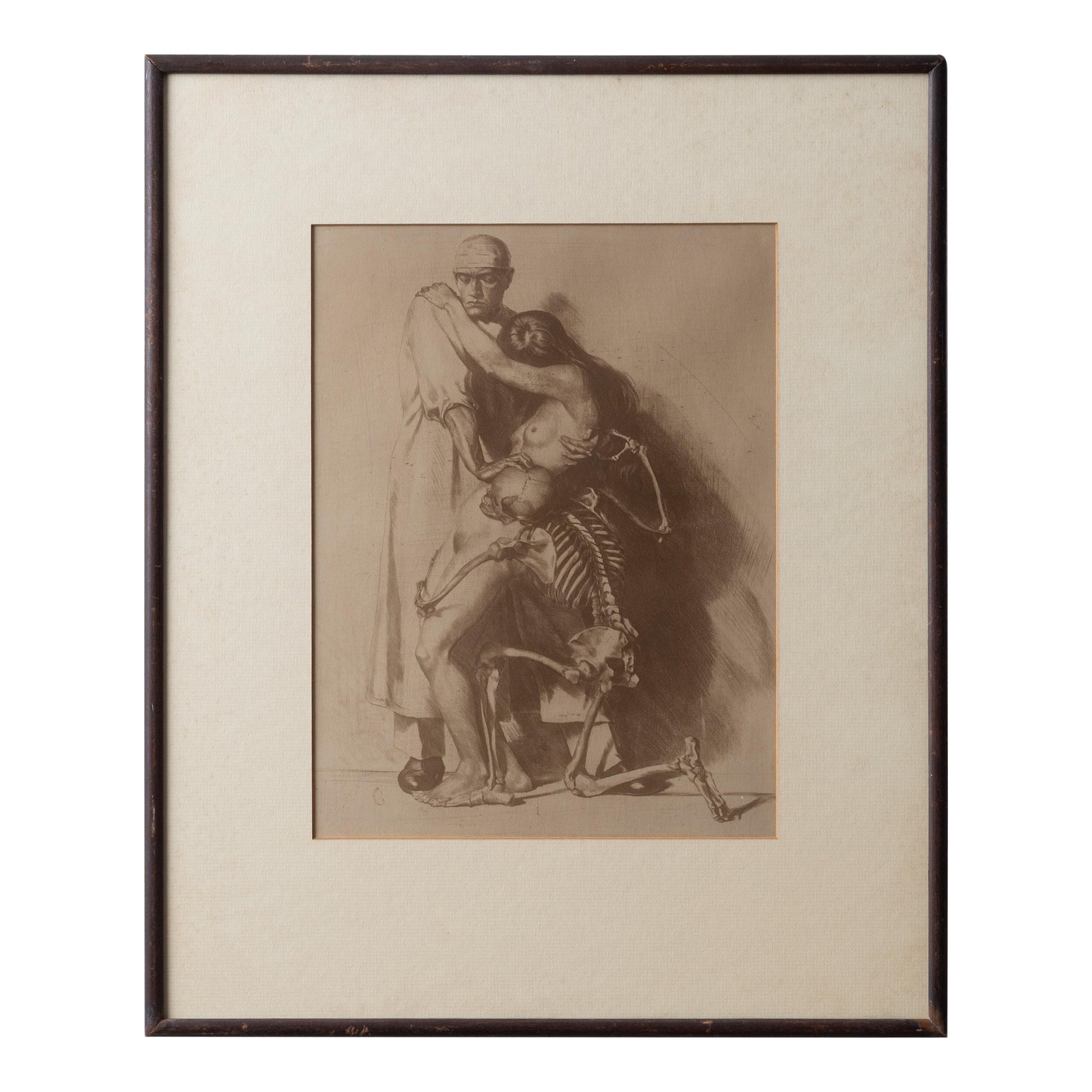 Ivo Salinger "Der Arzt” the Doctor and Death Print, C.1920s | Chairish