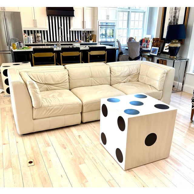 Pair of Mid Century Dice Tables | Chairish