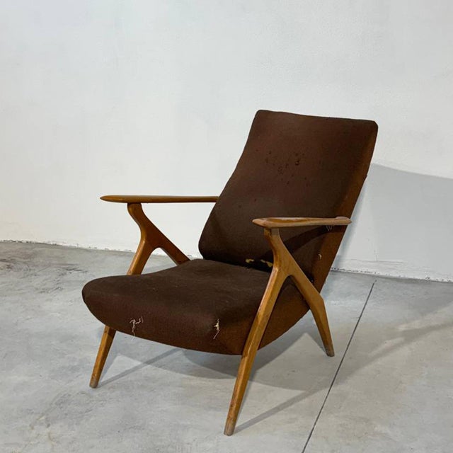 Mid-Century Modern Lounge Chairs by Antonio Gorgone, 1950s, Set of 2 ...