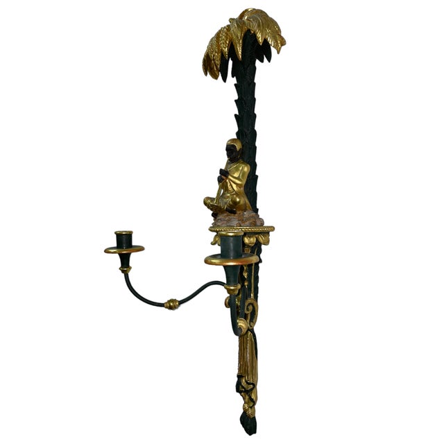 1930s Regency Style Wall Sconce | Chairish