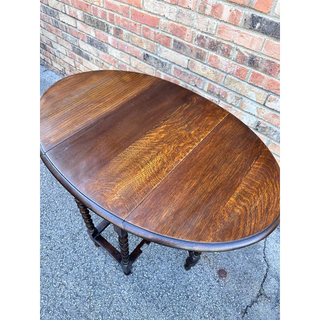 Antique English Gate Leg Table | Chairish