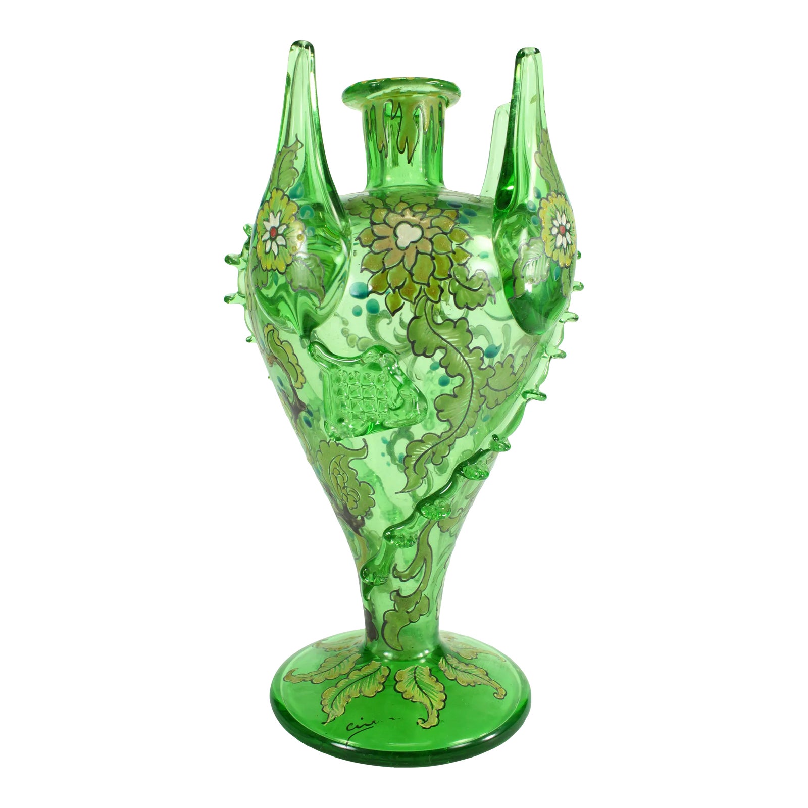 1920's-50's Almorraja Rosewater Sprinkler Art Glass Signed Genis Cirera ...