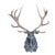 Vintage Red Stag Mount | Chairish