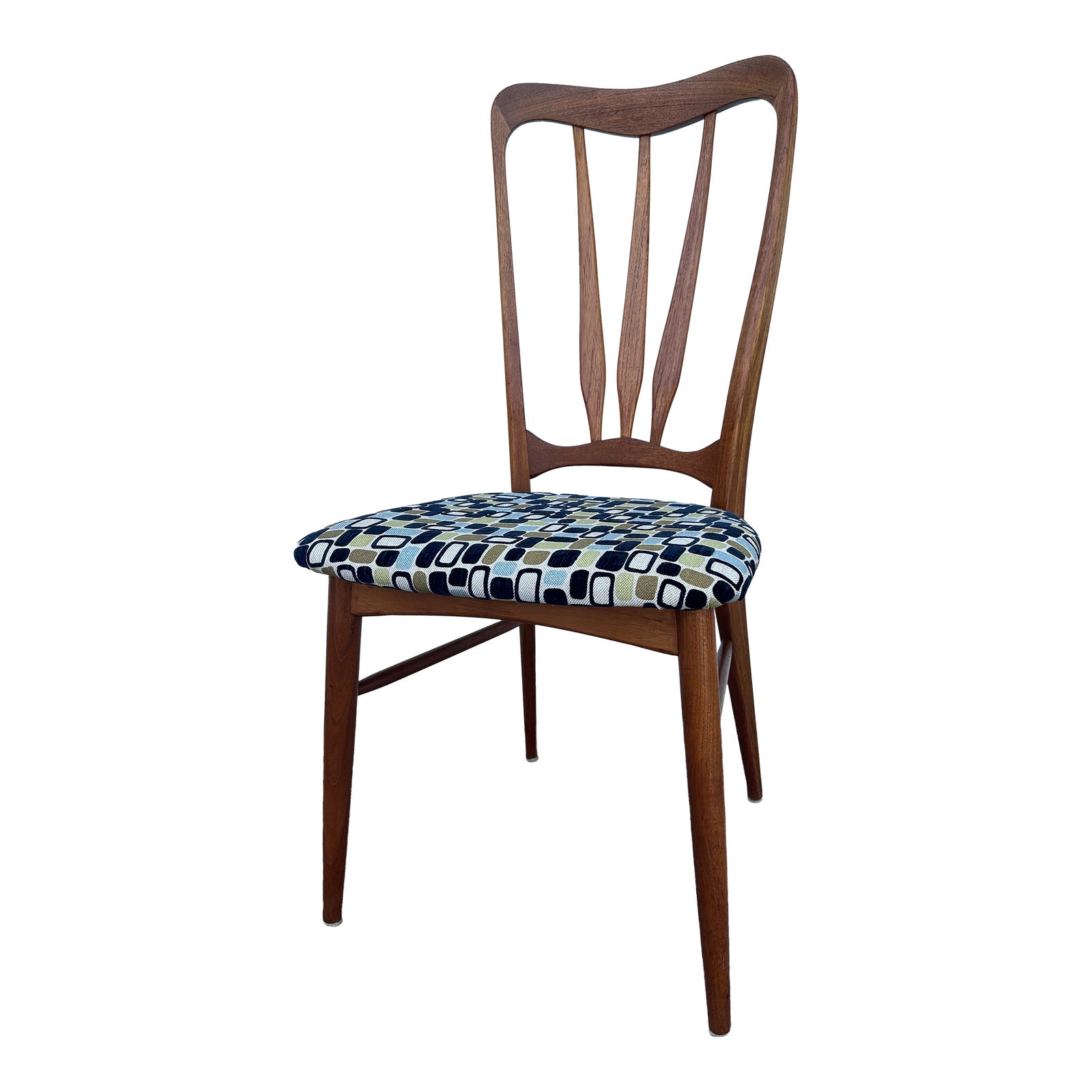 1960s Vintage Mid Century Danish 'Ingrid' High Back Dining Chair by ...