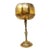 Mid-Century Tall Brass Compote | Chairish