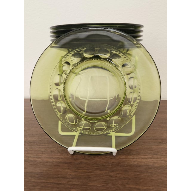 Vintage Color Crown in Green by Colony/Indiana Glass Company- 21 Pieces ...