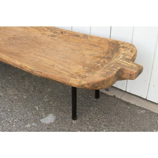 Antique Naga Wooden Trough Table | Chairish