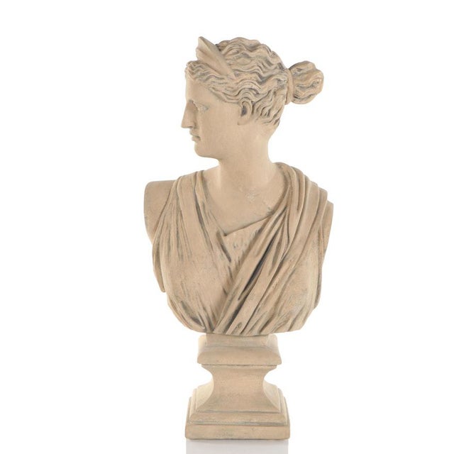 1930s Artemis Greek Goddess Bust | Chairish