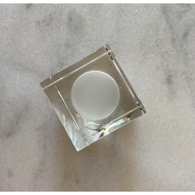 Oleg Cassini Crystal Votive Candle Holder Chairish