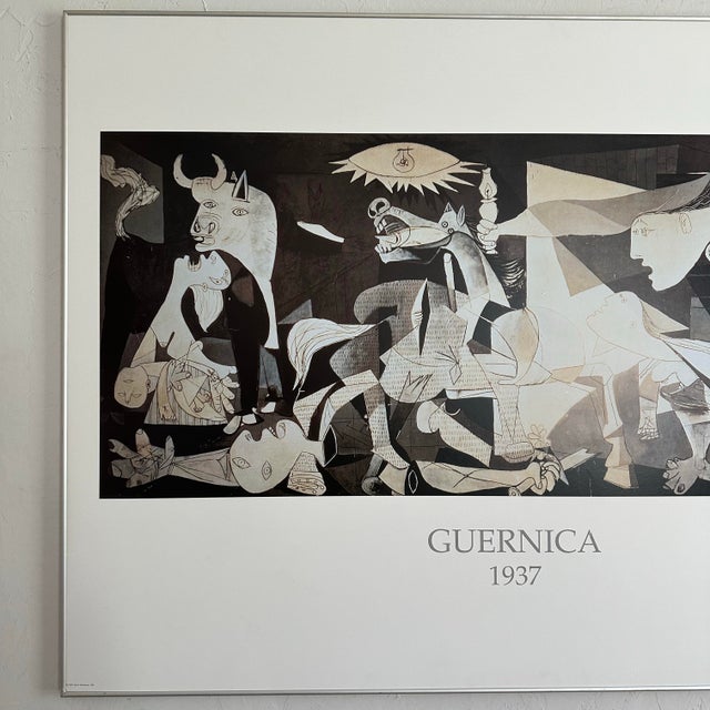 1990s Vintage Large Picasso Guernica Print Denmark, Framed | Chairish