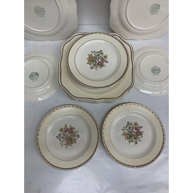 1970s Homer Laughlin Eggshell Georgian Dinnerware Set- 16 Pieces | Chairish