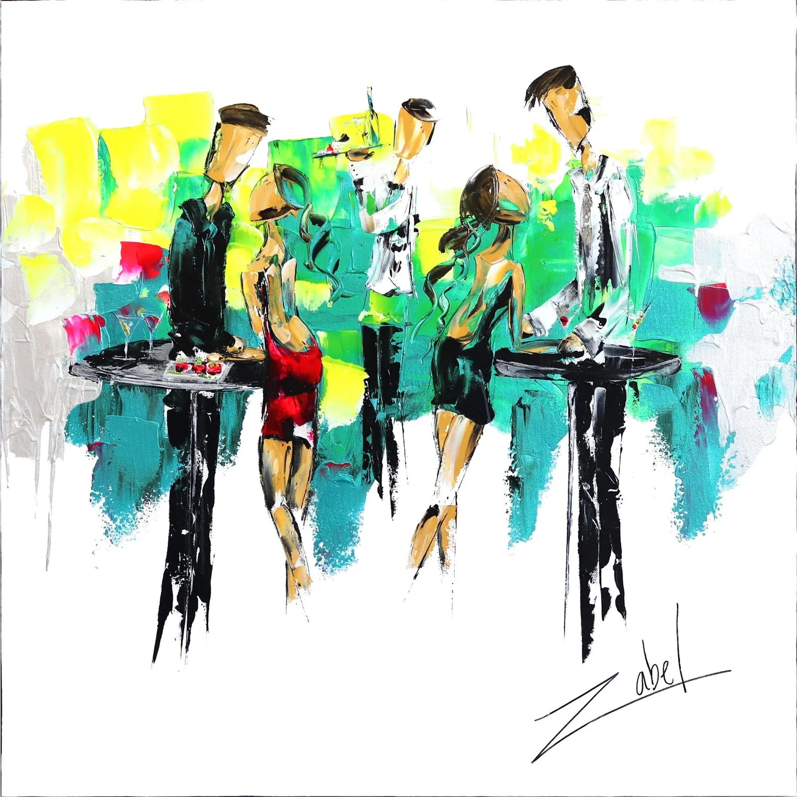 "California Mood" Original Modern Artwork by Zabel | Chairish