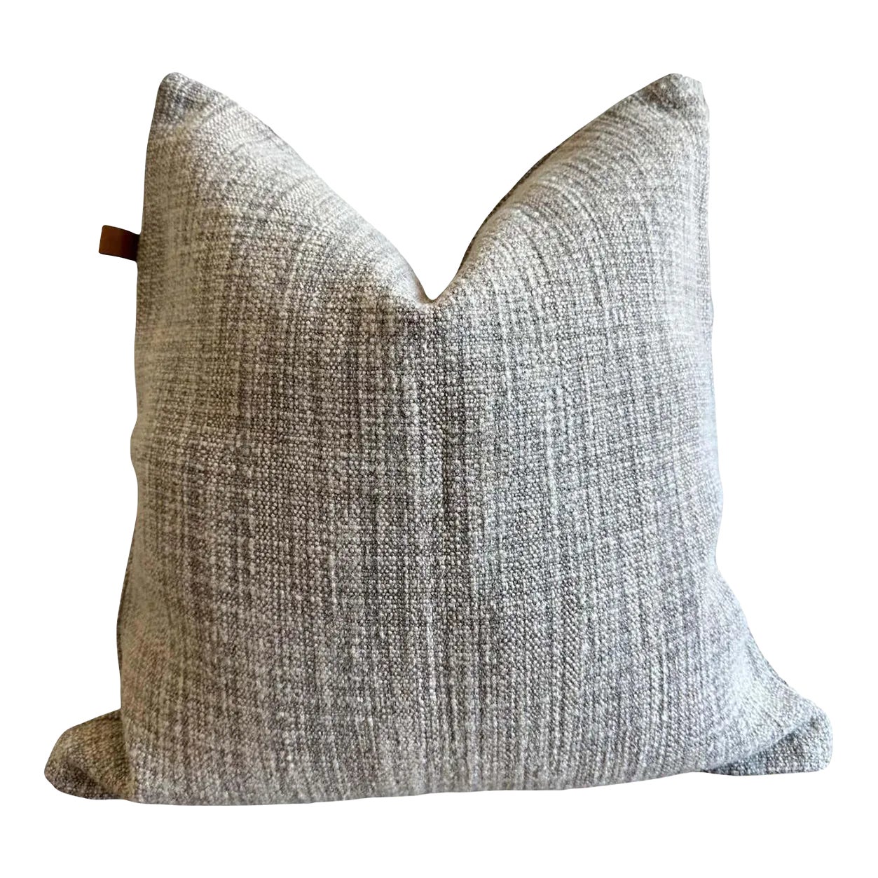 Linen and Wool Pillow | Chairish