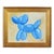 Contemporary Oil Painting After Jeff Koons Blue Balloon Dog Displayed ...