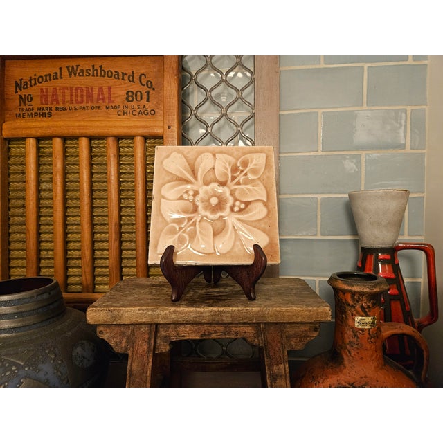 Pair of Antique Hamilton Tile Works, Tile Co | Chairish