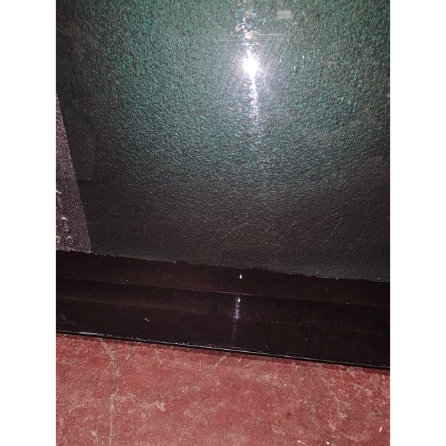 Mid Century Modern Large Abstract Acrylic Stencil Cast Resin Surface Artwork on Paper by Paul ...