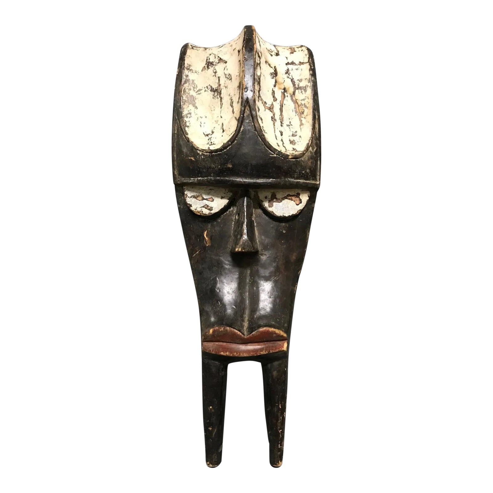 1980s Gabonese Kwele Mask | Chairish