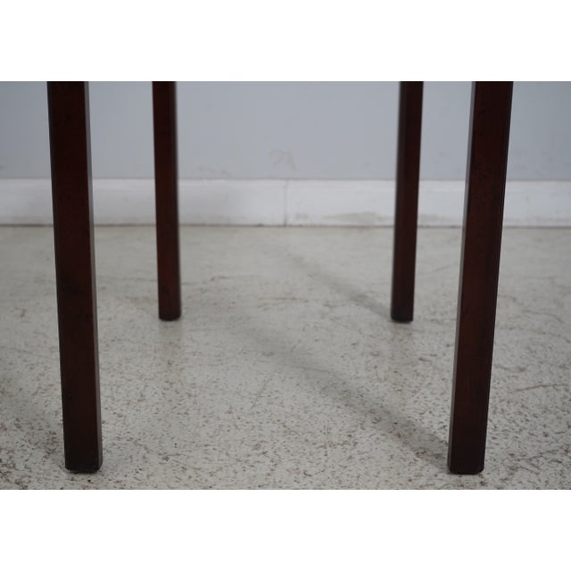 Kittinger Chippendale Style Mahogany Occasional Table | Chairish