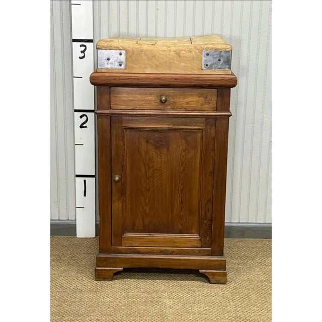 1920s/1930s European Butcher Shop Chopping Block / Island | Chairish