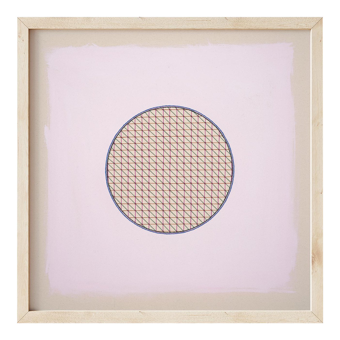 Pastel Lavender-Pink Abstract Minimal Circle Art Print by Emily Keating ...