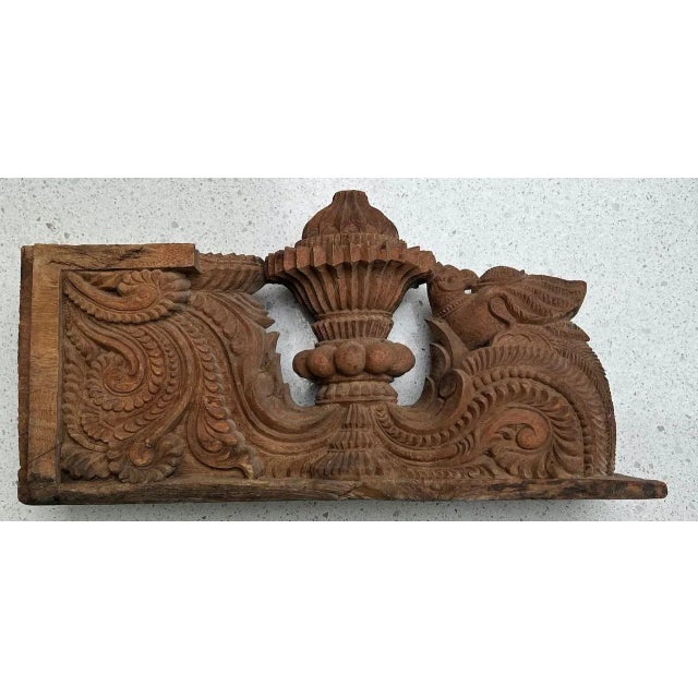 18th Century Antique Hardwood Indian Temple / Chariot Architectural ...