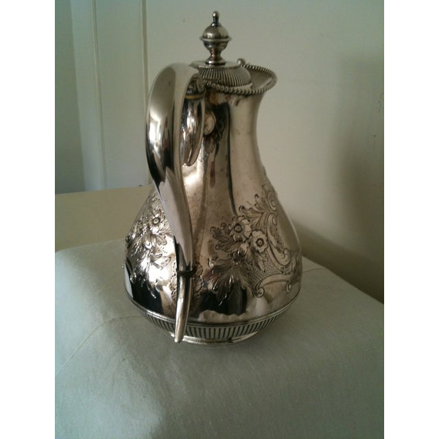 Antique Silver Plate Coffee Server | Chairish