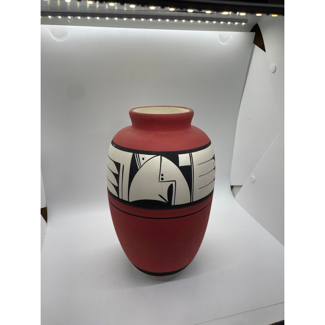 Ute Mountain Tribe Native American Vase | Chairish