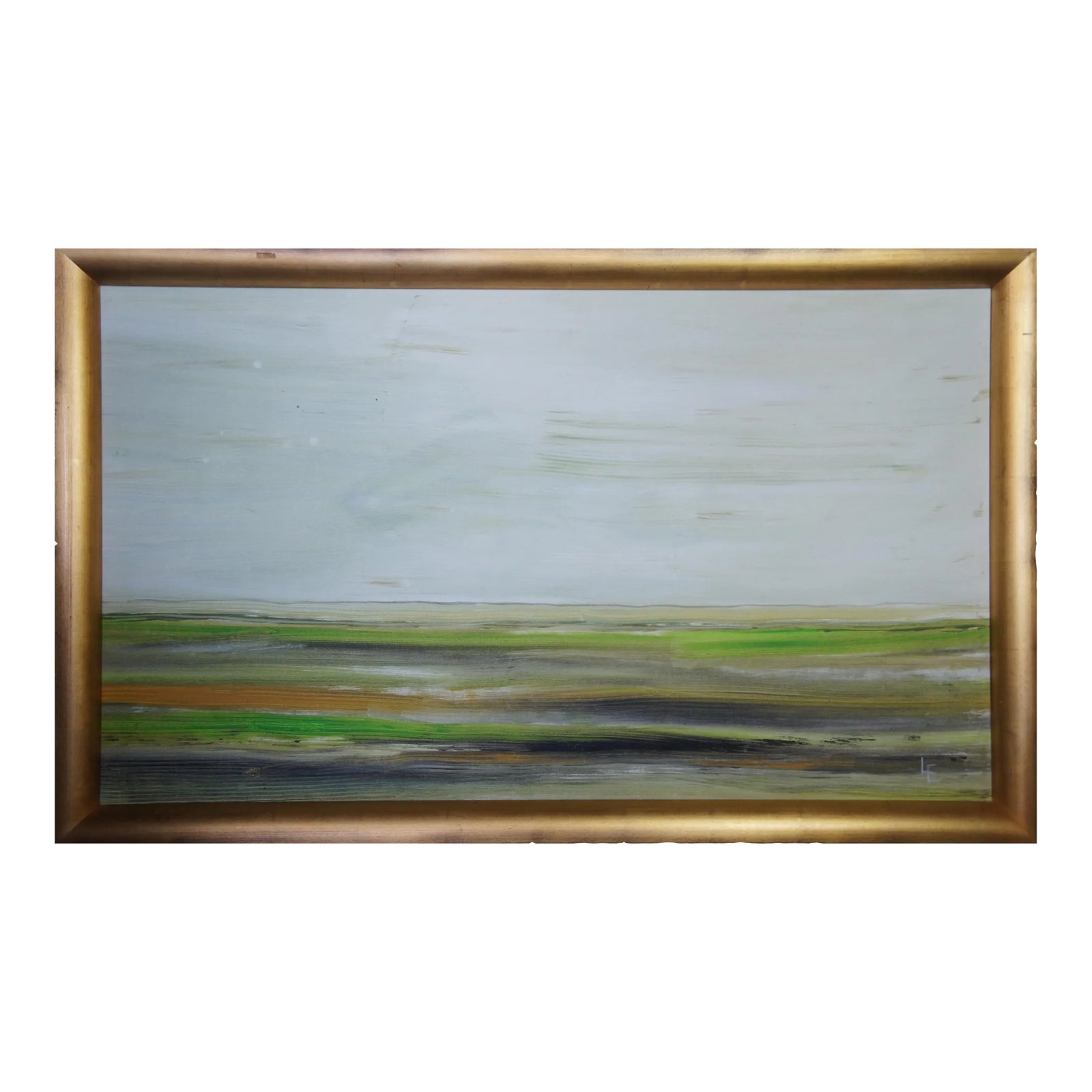 1990s Impressionist Style Landscape Oil Painting, Framed | Chairish