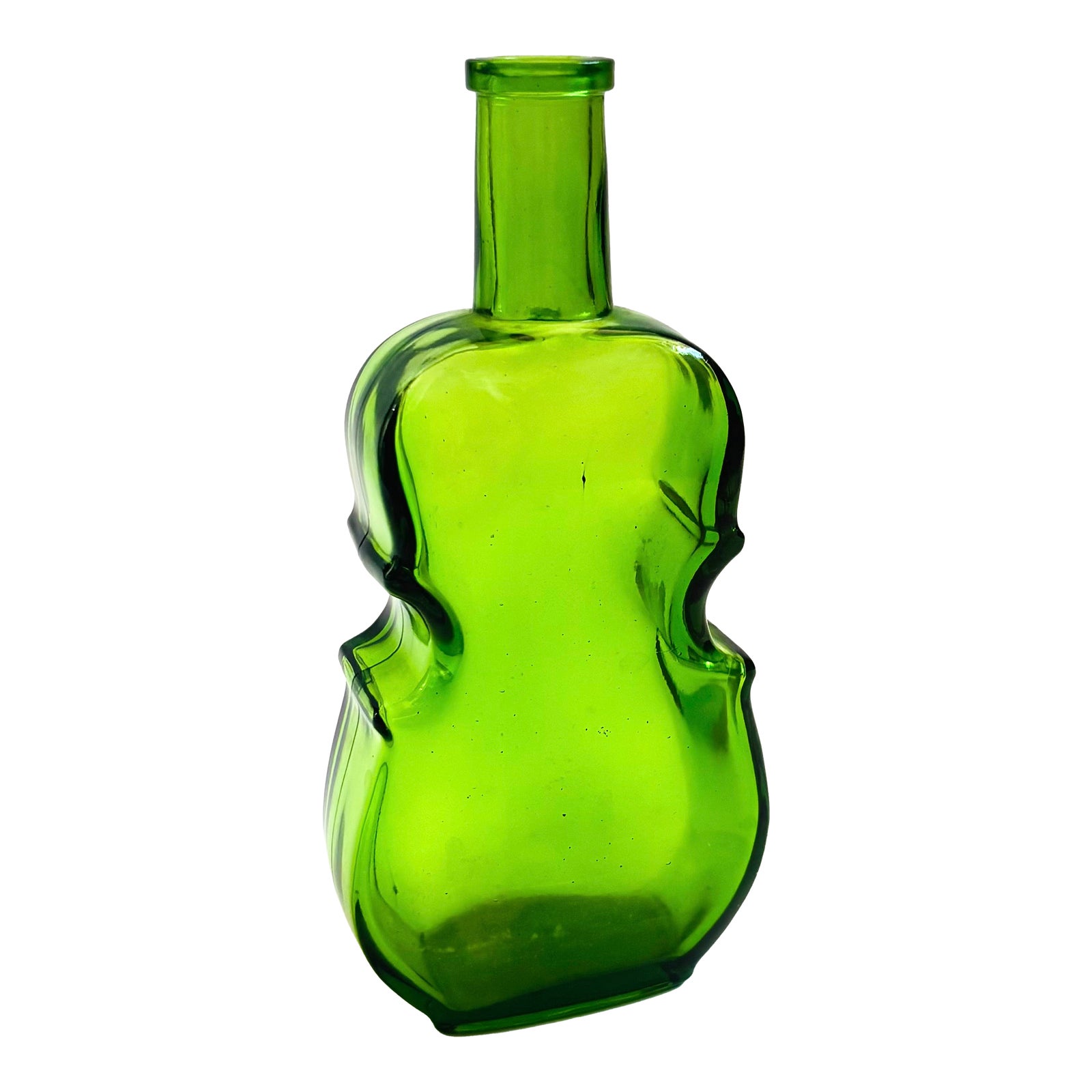 Glass Cello Bottle | Chairish