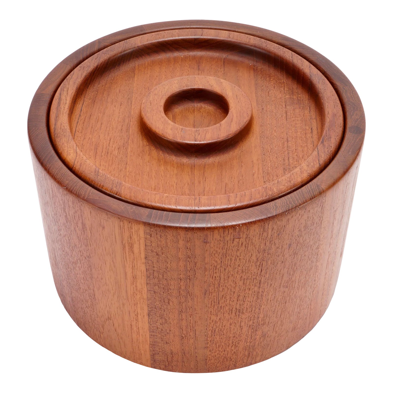 Mid-Century Modern Teak Ice Bucket by Jens Quistgaard for Dansk | Chairish
