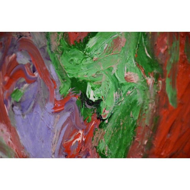 Peter Diem Signed Oil on Canvas Painting | Chairish