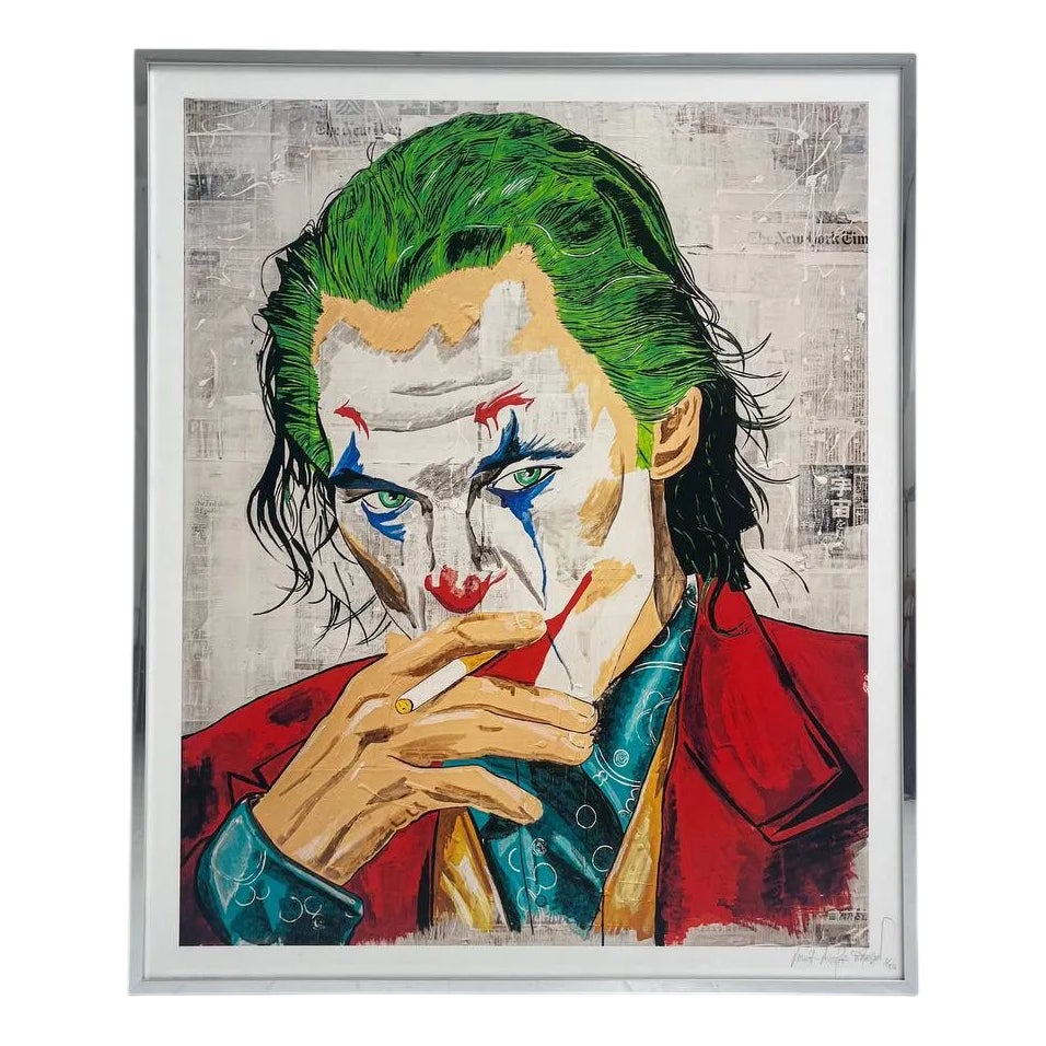 Louis-Nikolas Darbon, The Joker, 2000s, Screen Print | Chairish