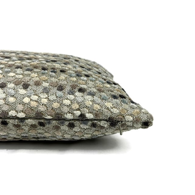 Hamilton Fabrics Bacchus in Pebble Lumbar Pillow Cover | Chairish