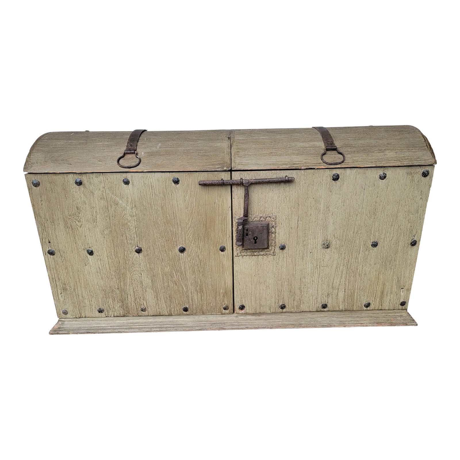 1960s Vintage Rustic Wood Chest | Chairish