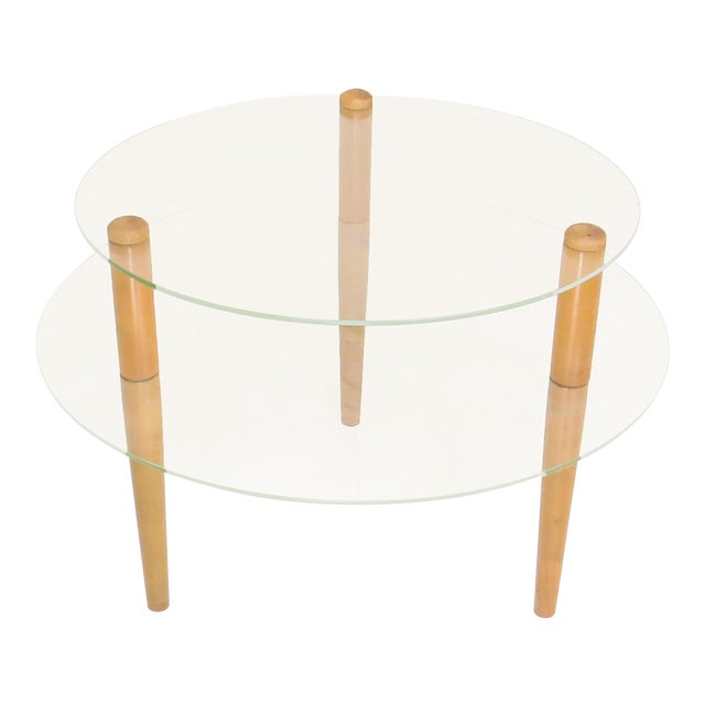 1930s Gilbert Rohde for Herman Miller Art Deco 2-Tier Occasional Table ...