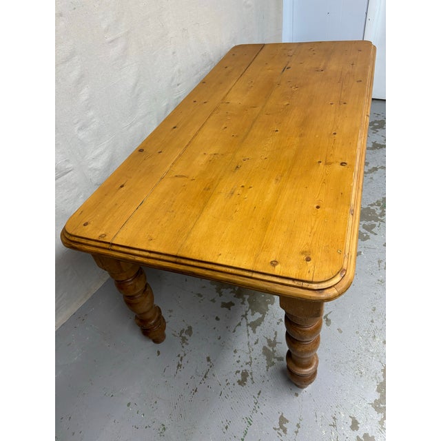 19th Century English Pine Table | Chairish