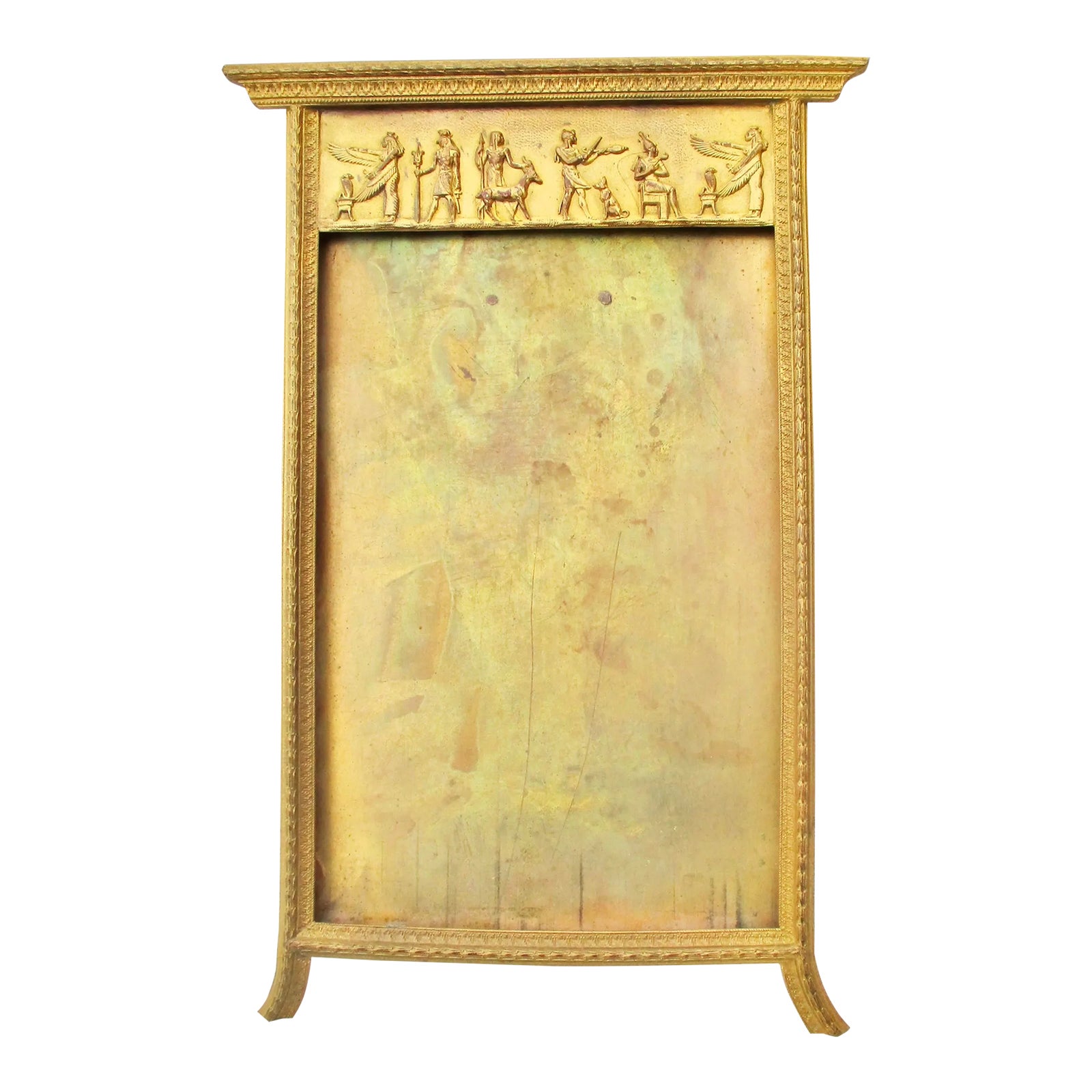 Antique Gilt Egyptian Revival Photo Frame | Chairish