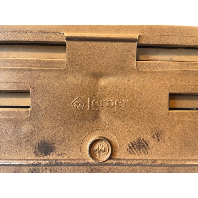 Vintage Desk Organizer With Flower Design | Chairish