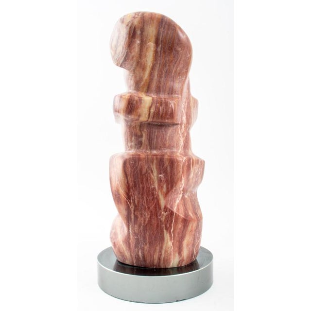 Joan Shapiro Modern Abstract Alabaster Sculpture | Chairish