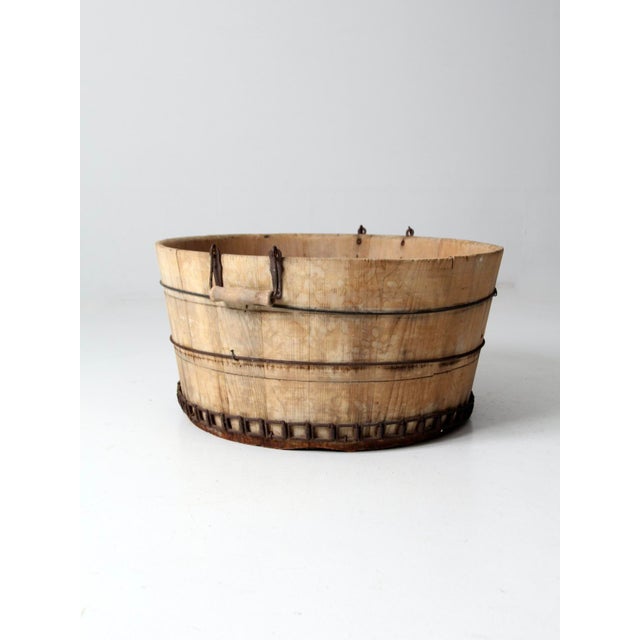 Antique Barrel Basin Tub | Chairish