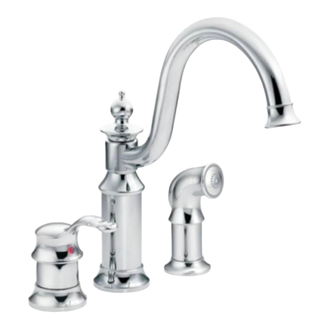 1990s Show House 1-Handle Kitchen Faucet by Moen | Chairish