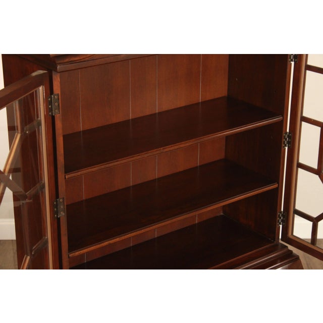 Harden Chippendale Style Blockfront Secretary Desk | Chairish