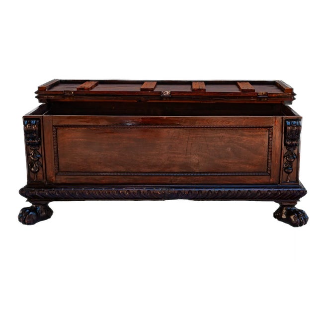 Italian Cassone (Chest) in "Lion's Paw" Reinassence Style From the Late ...